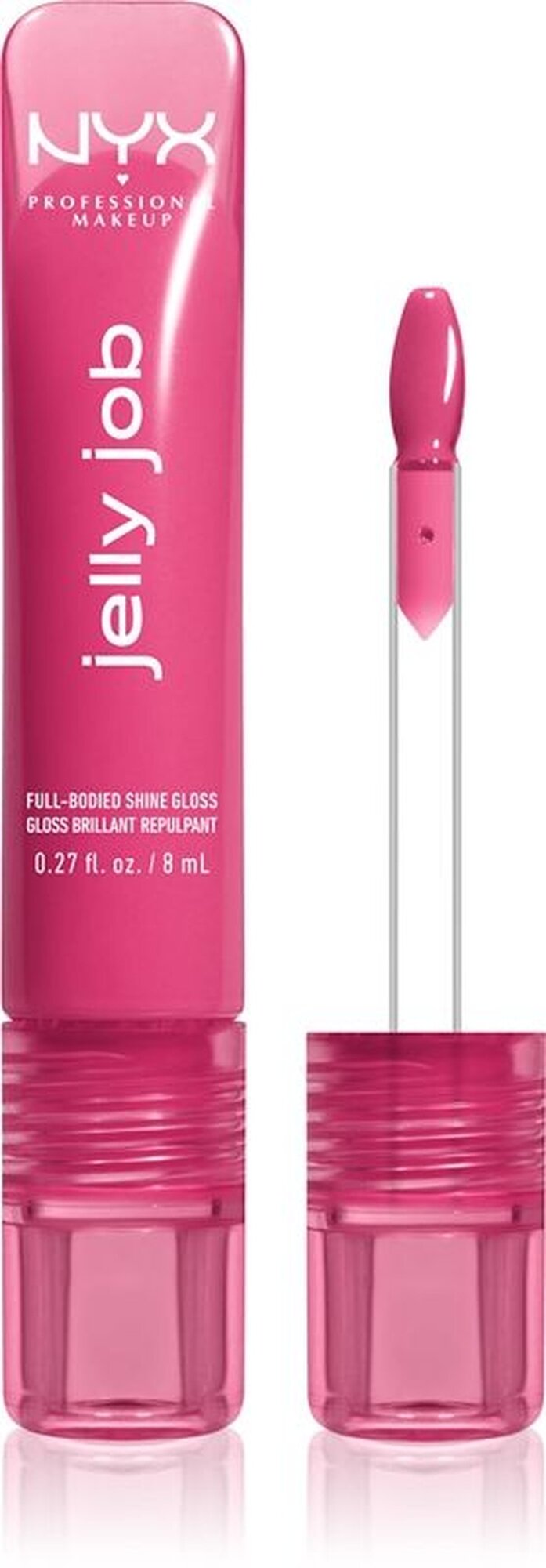 NYX Блестящий блеск для губ с эффектом придания объема Jelly Job 7,5 мл оттенок Jelly Jammin