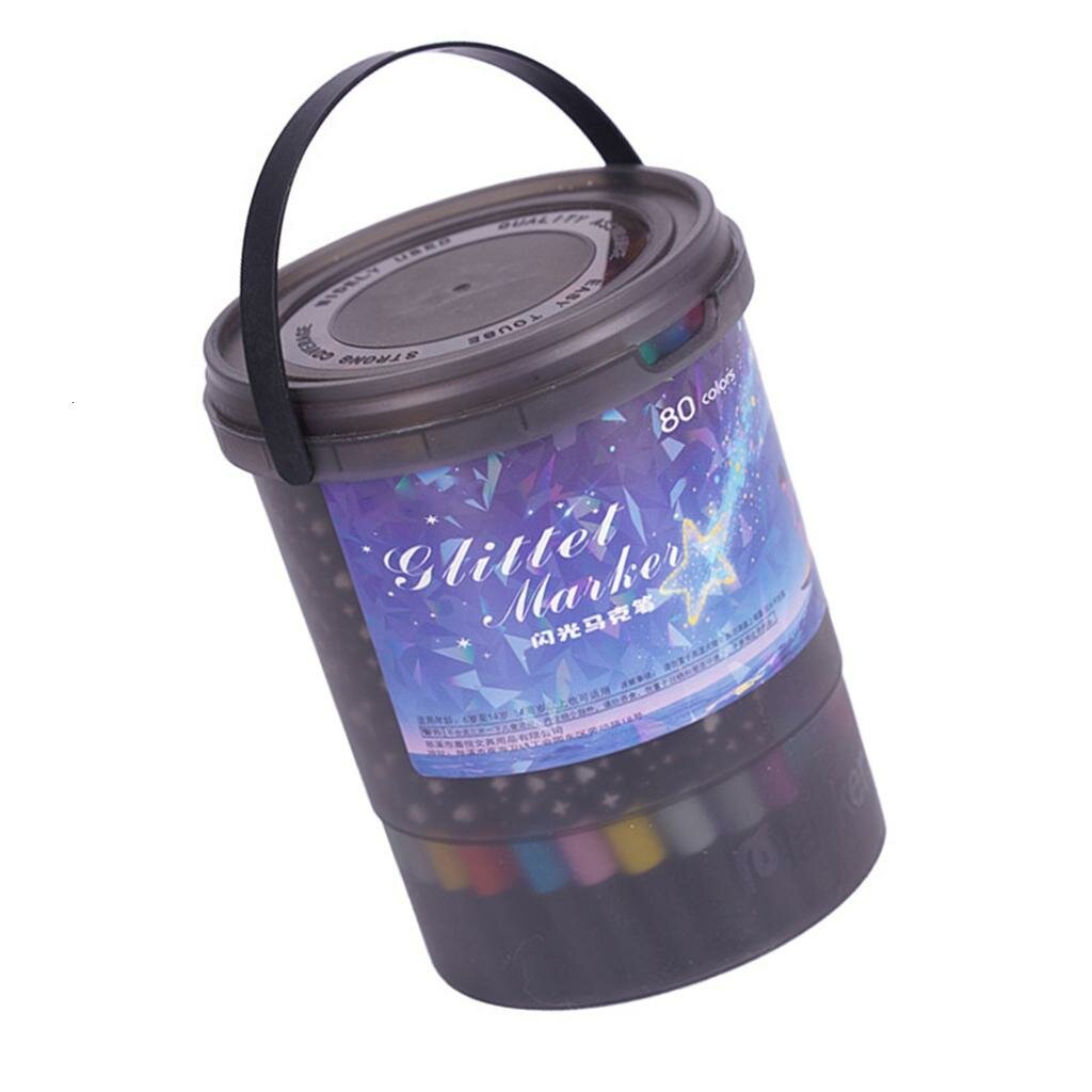 Акриловые маркеры для рисования, 80 цветов