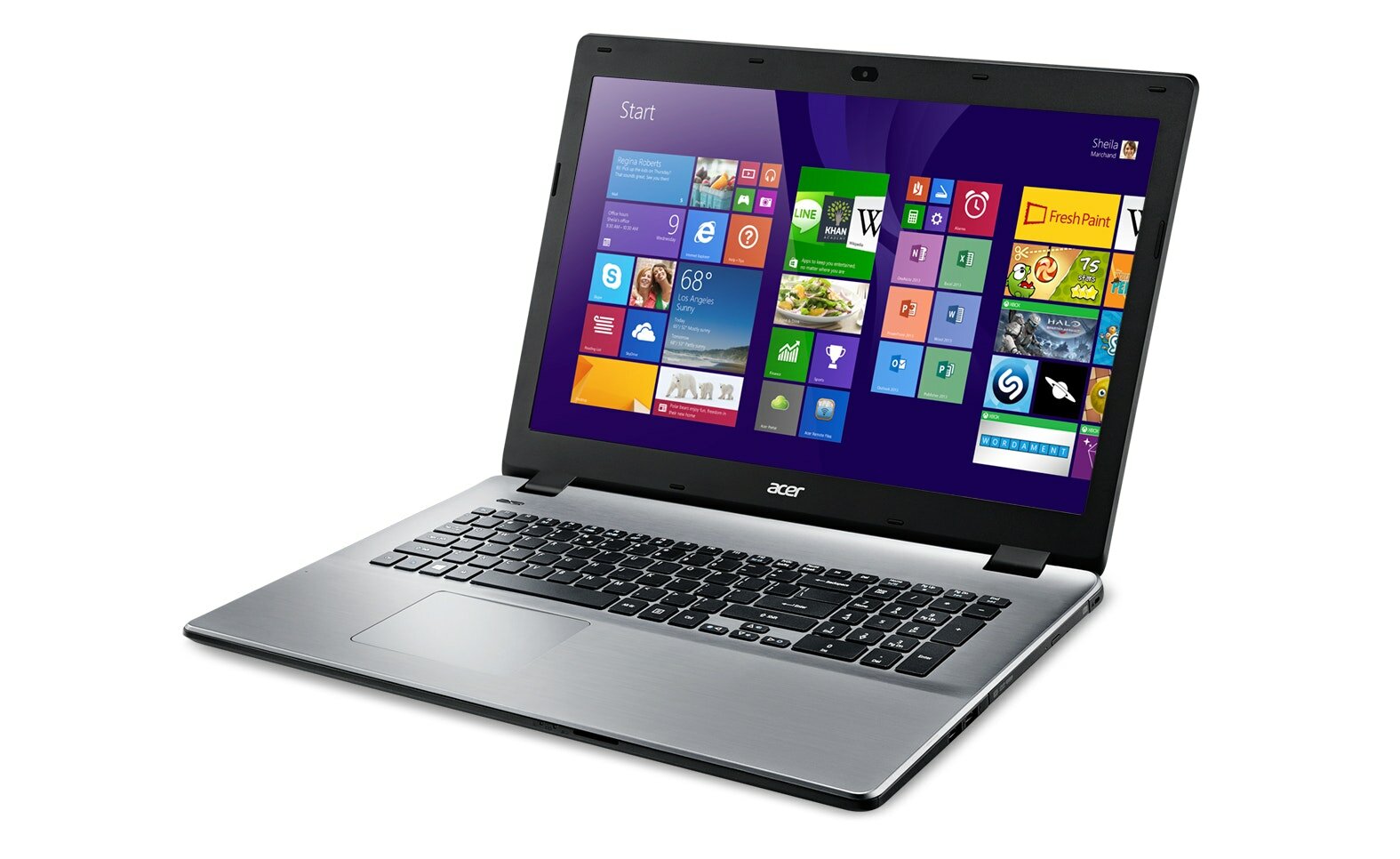 Ноутбук 17.3" Acer Aspire E5-771-311G Intel Core i3-4030U 1.9GHz/RAM 4Gb/SSD 128Gb/Intel HD Graphics 4400/DVD-RW