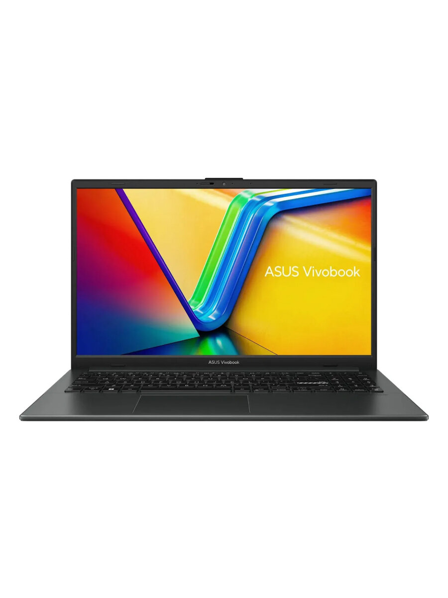 Ноутбук 15.6" IPS FHD ASUS E1504TA-BQ082 black (Intel N150/8Gb/256Gb UFS/VGA int/noOS) (90NB1542-M00300)