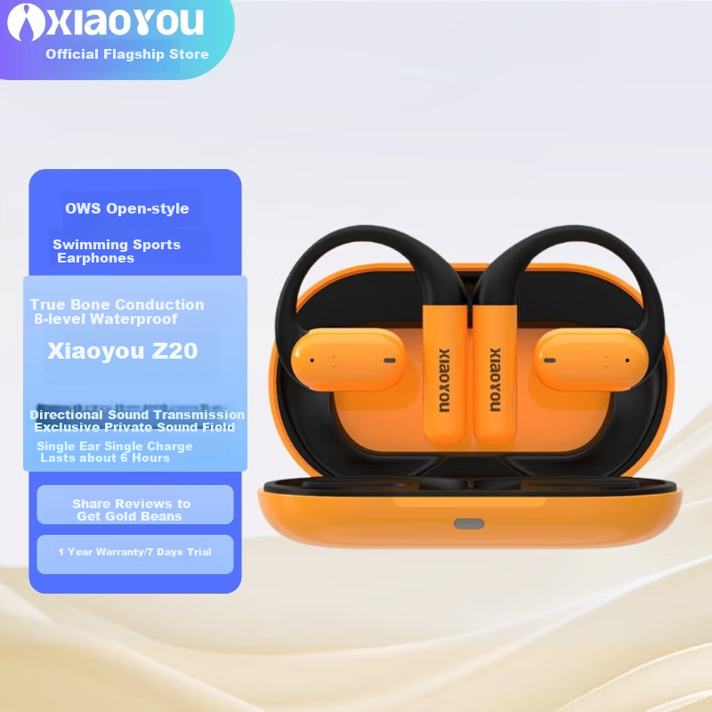 Xiaoyou Z20 Костная передача наушники открытого типа беспроводные Bluetooth для бега и плавания водонепроницаемые