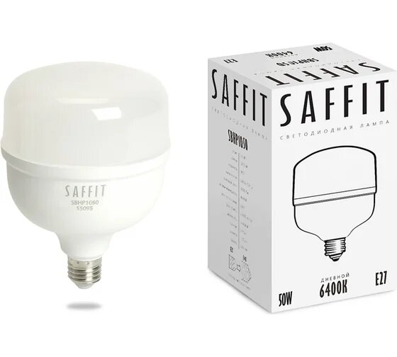 Лампа светодиодная SAFFIT 50W 230V E27-E40 6400K