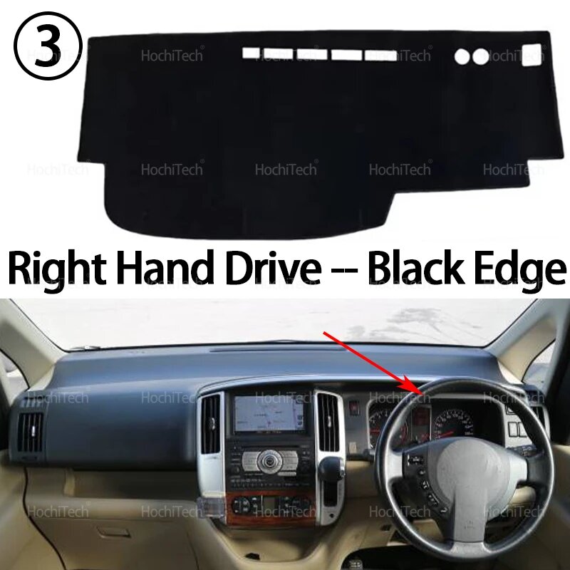 Для Nissan Serena Suzuki Landy C25 3Gen 2005-2010 крышка приборной панели коврик для приборной панели коврик коврик солнцезащитный козырек подушка козырек аксессуары