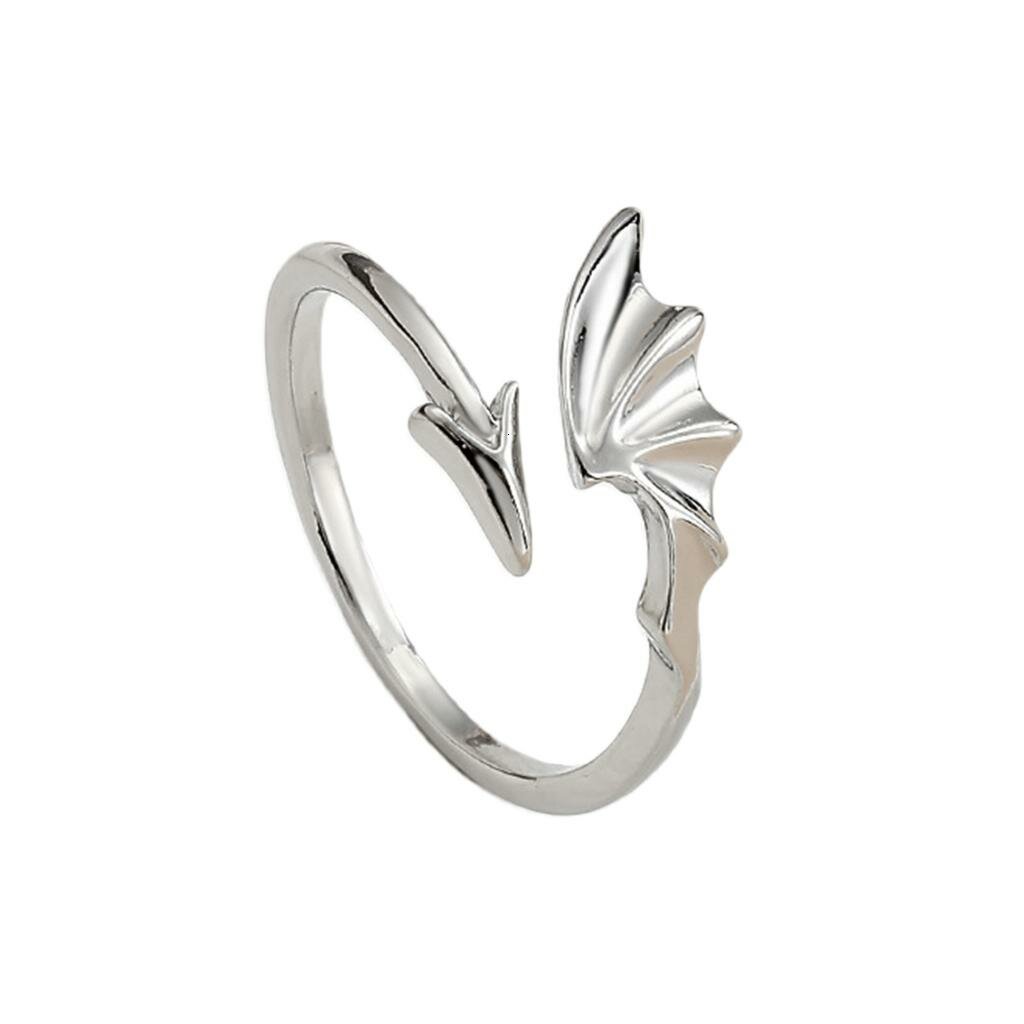 Раздвижные крылья дьявола и ангела, серебро