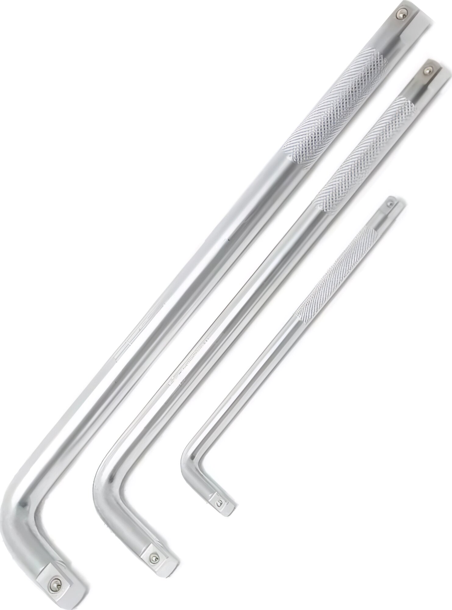 Вороток Г-образный с накаткой 1/2"DR, 300мм, ROCKFORCE RF-8154300