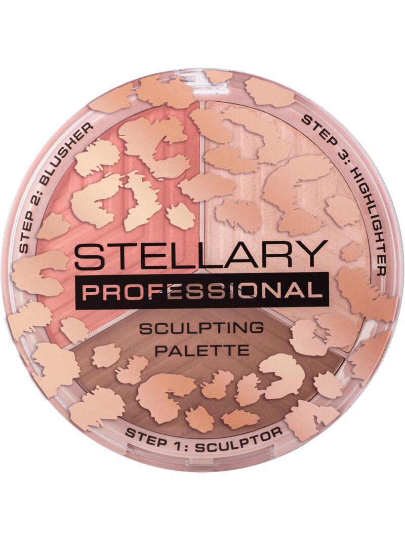 Палетка для контуринга лица Stellary Face sculptor, тон: 01, 11.4г