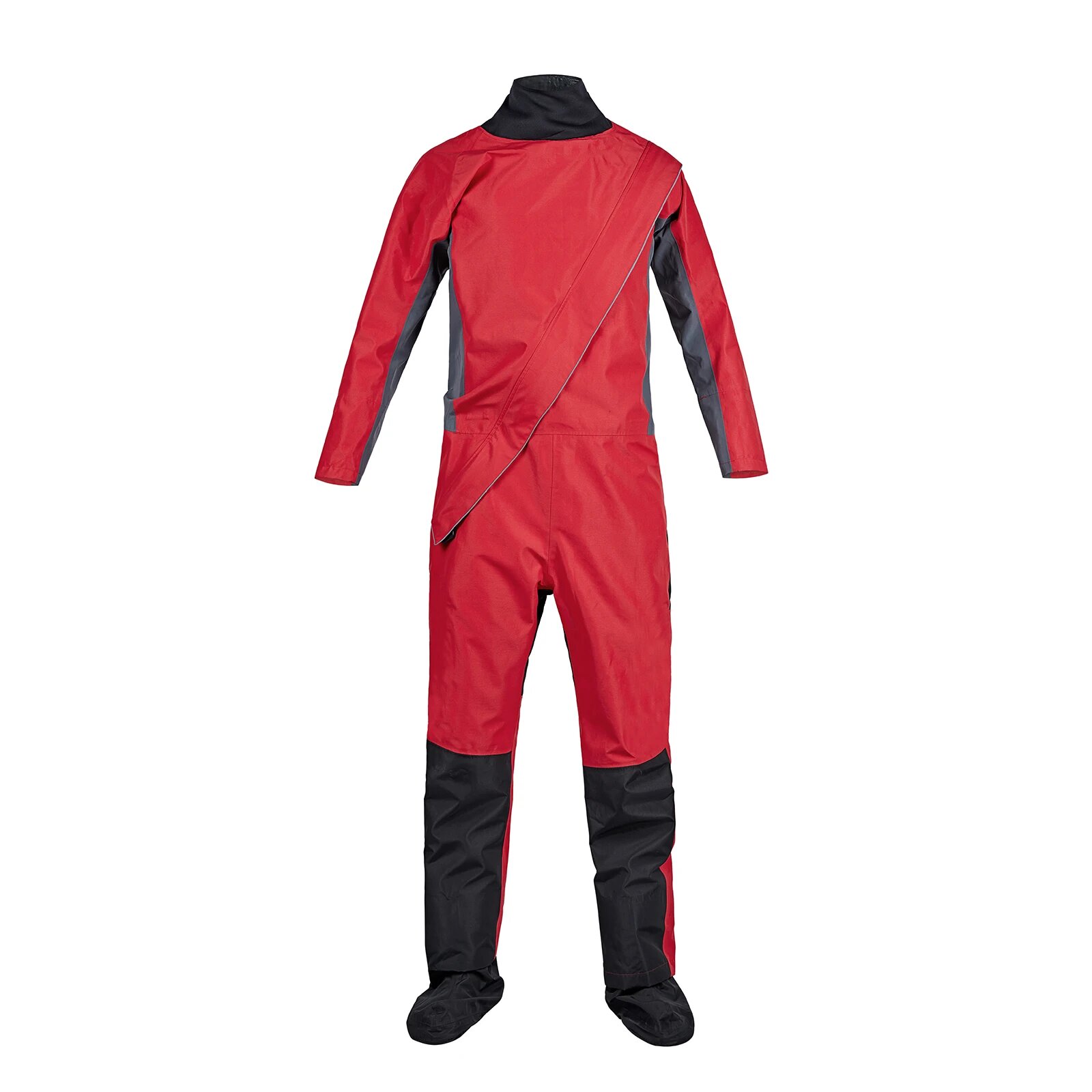 Мужской 3-слойный водонепроницаемый гидрокостюм из полиэстера XL, Красный