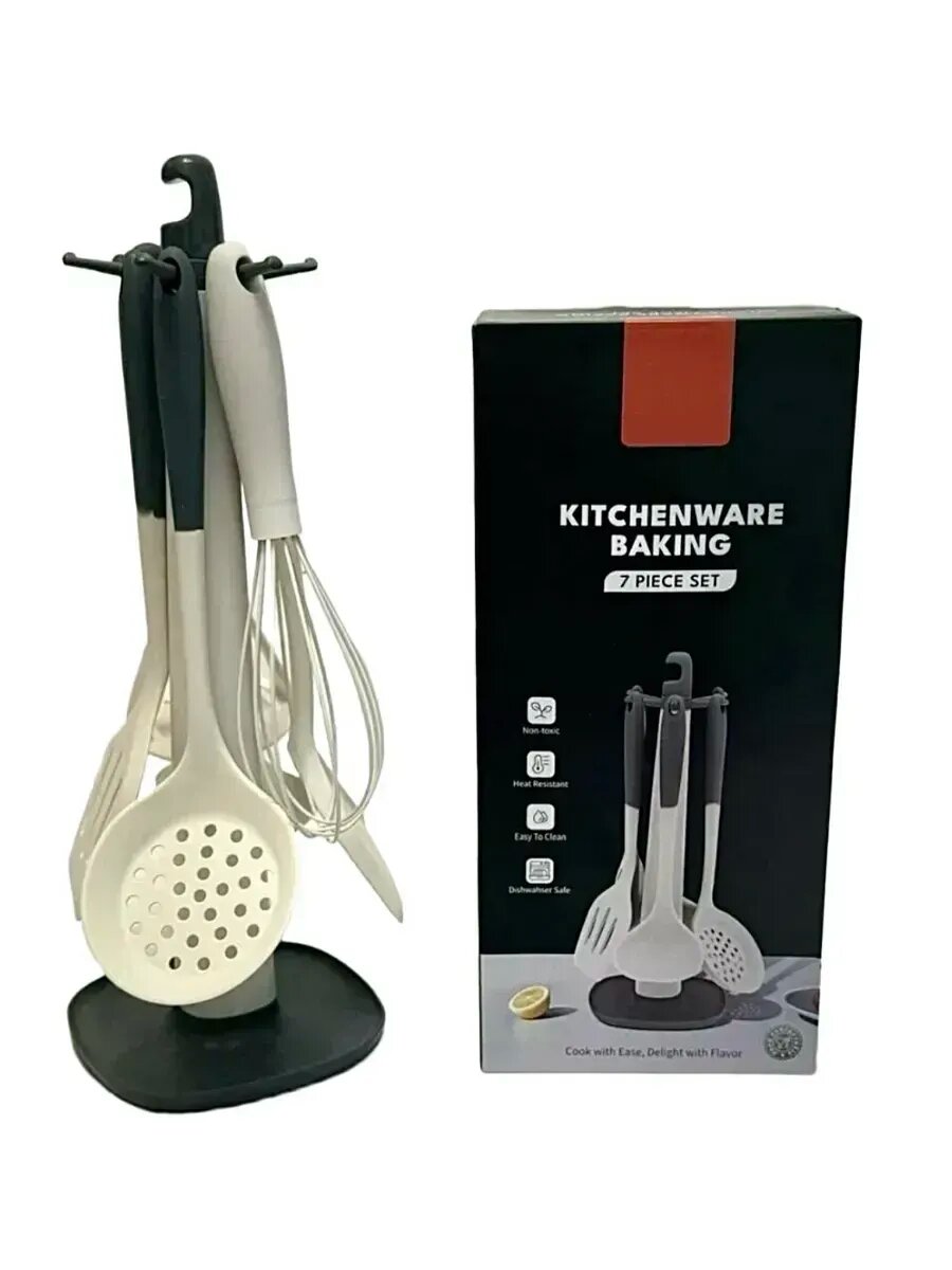 Кухонный набор с подставкой 7 предметов