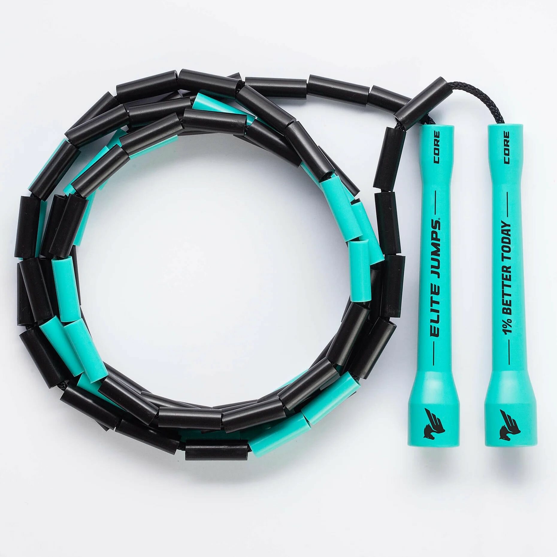 Elite Jumps cкакалка бисерная для фристайла, Better Today, Beaded Jump Rope, бирюзовая