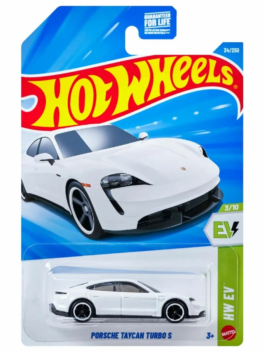 JJJ05 Hot Wheels машинка металлическая игрушка коллекционная масштабная модель Porsche Taycan Turbo S кейс 2026