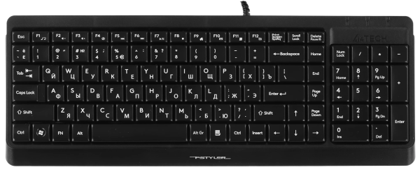Проводная клавиатура A4Tech Fstyler FK15 Черный