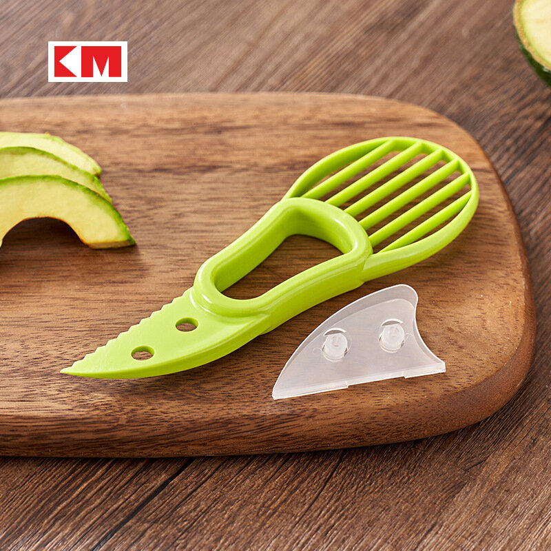 Средство для нарезки авокадо, вынимания косточек и разделения фруктов — один комплект, случайный цвет