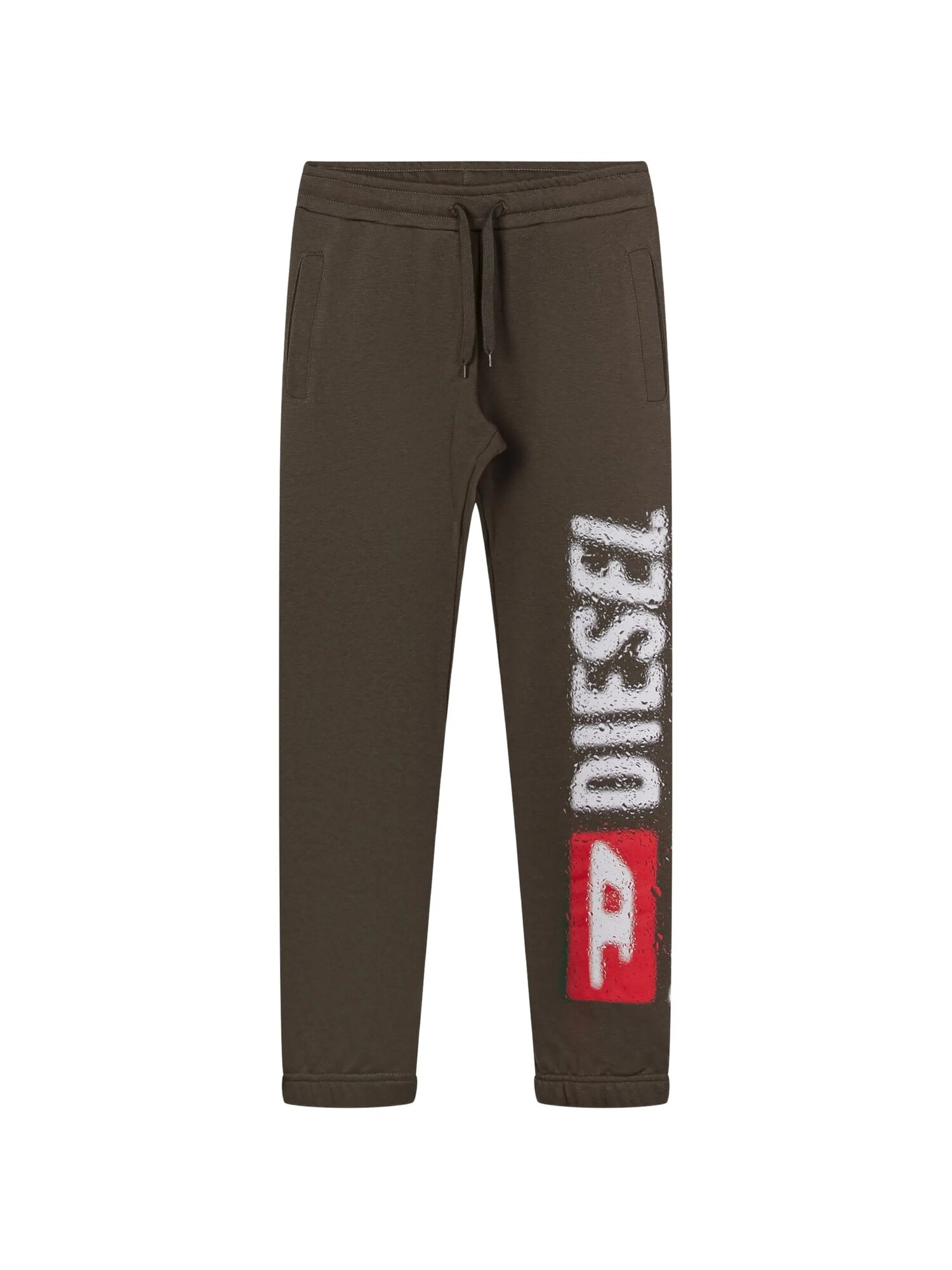 Брюки Drawstring printed track pants