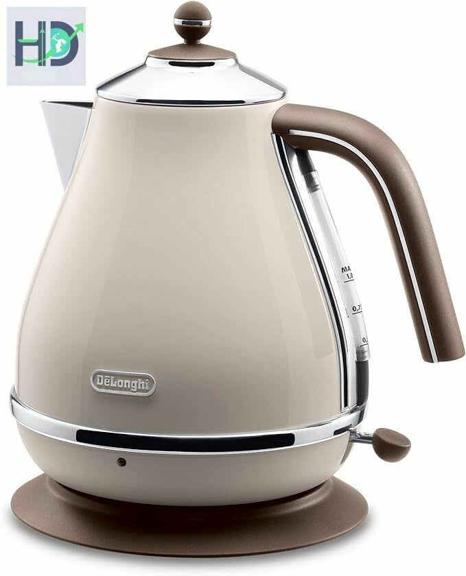 DeLonghi Электрический чайник KBO2001. VBG, сливочно-белый