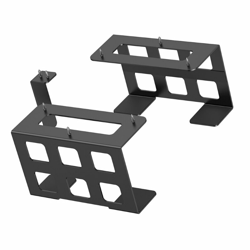 Сверхпрочный Кронштейн Для Крепления Под Столом Игровых Консолей Плееров Мини ПК И Ноутбуков Прочный Алюминий