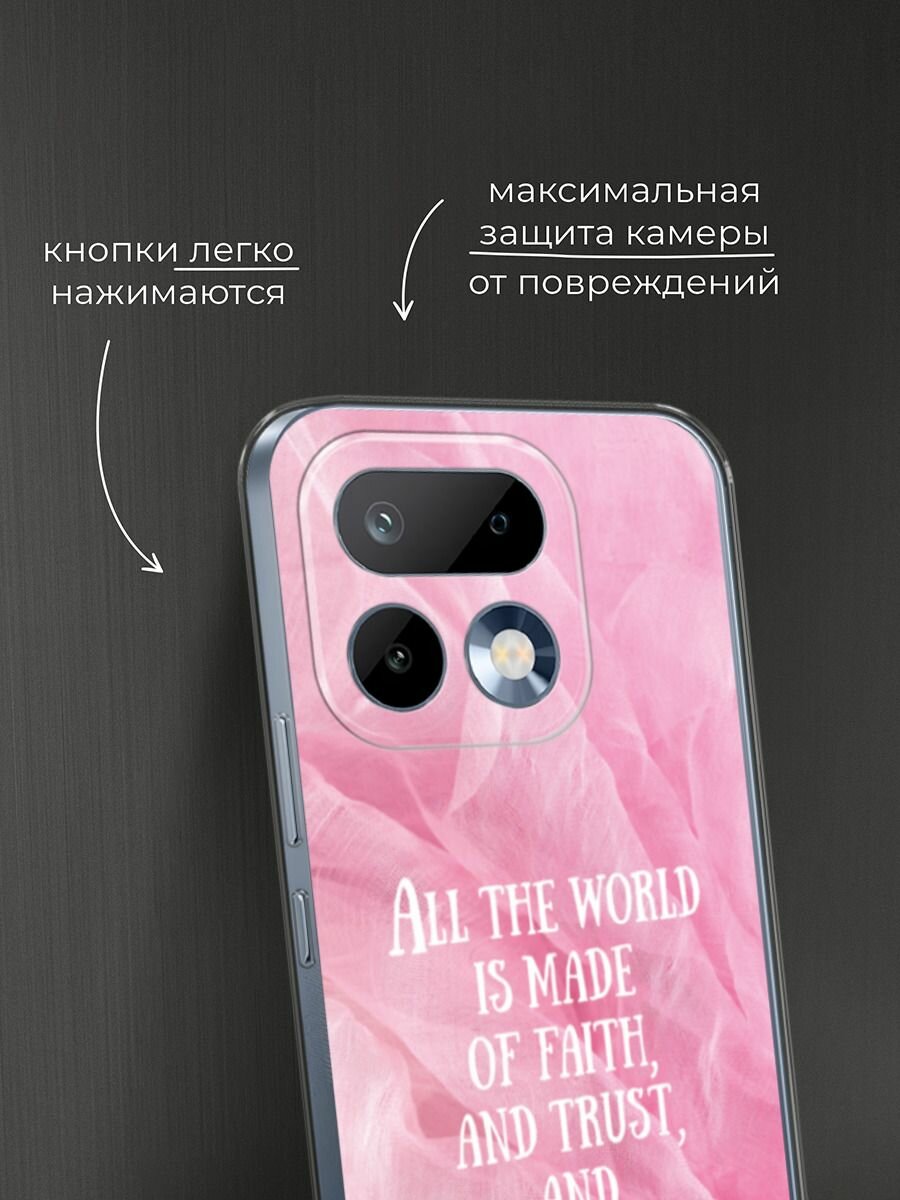 Силиконовый чехол на Realme 16 Pro / Реалме 16 Про с принтом Pixie dust — фото 1