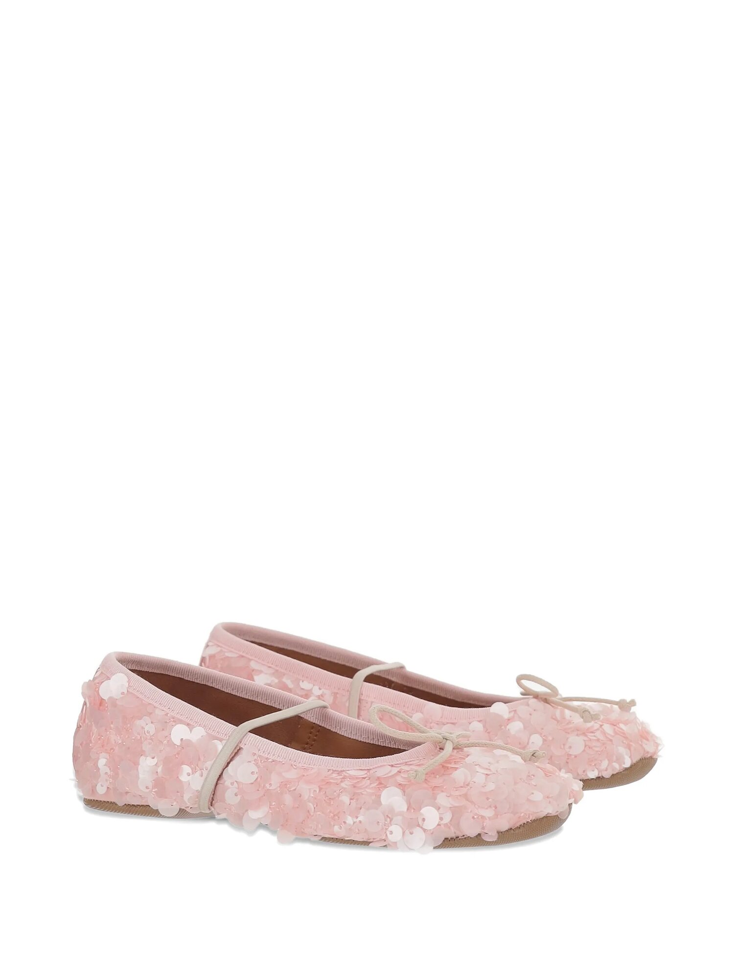 Балетки Sequined round-toe ballet flats