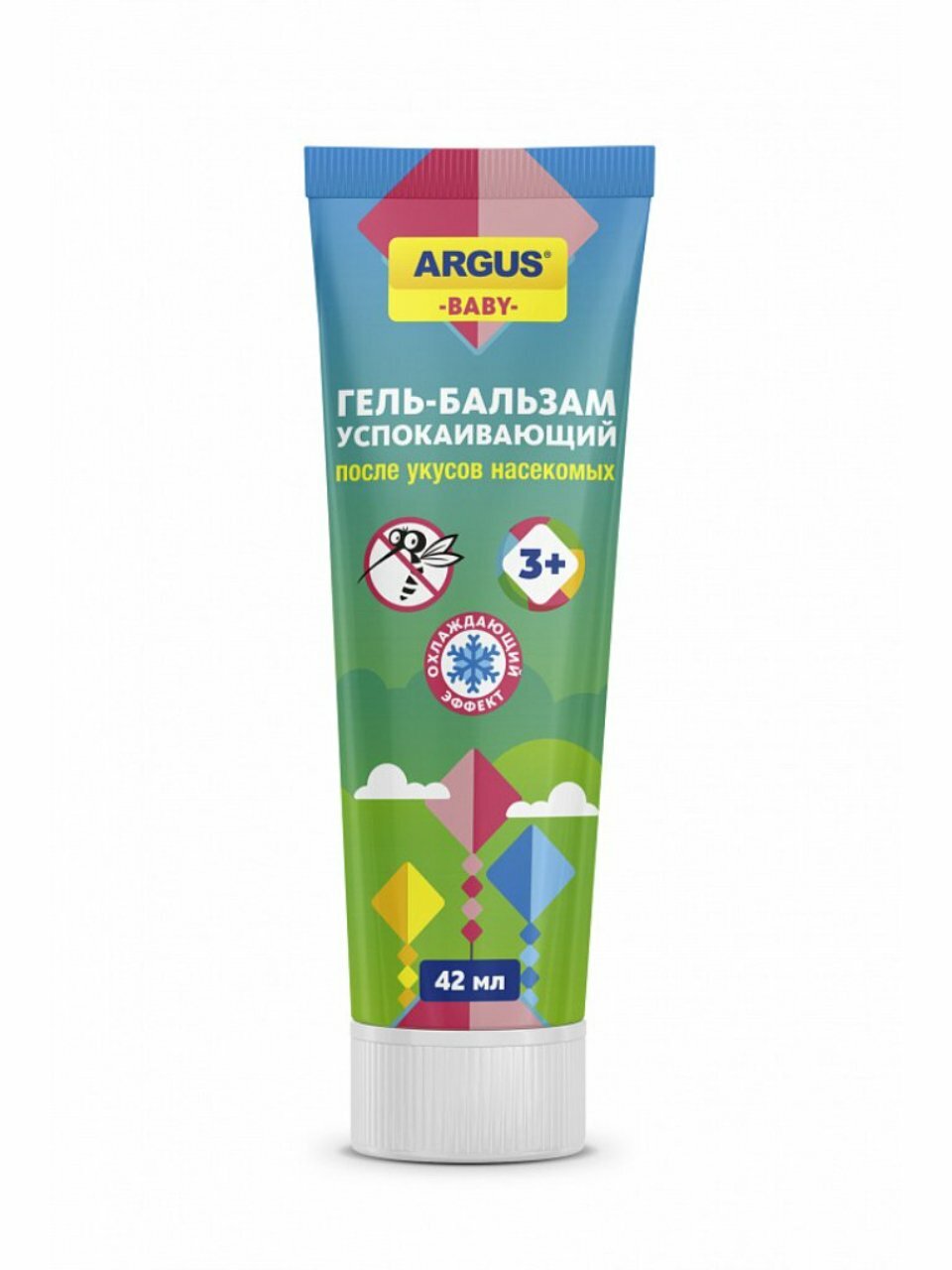 Гель-бальзам после укусов для детей Argus Baby, 42 мл, быстро снимает зуд, Россия