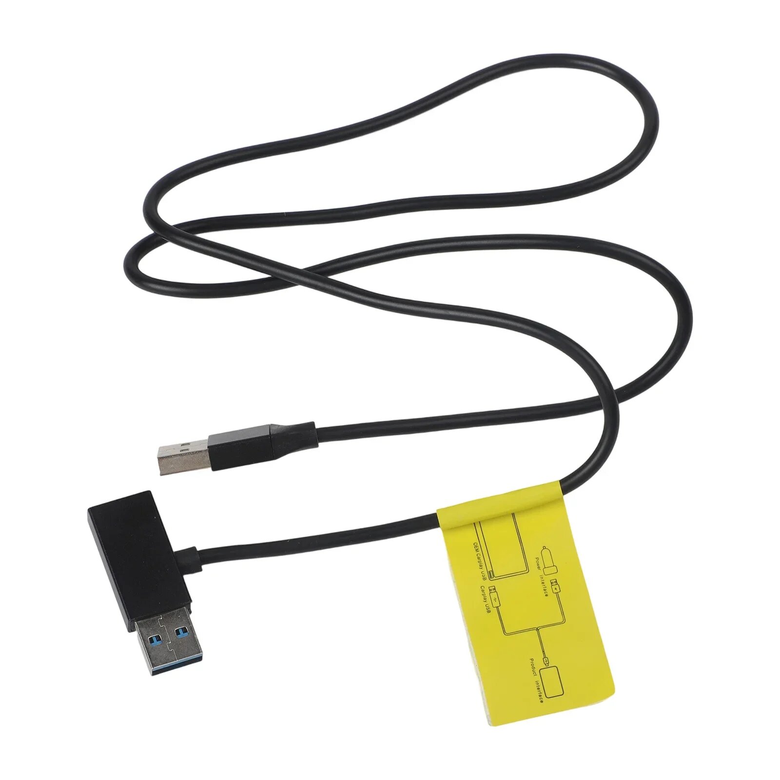 Для использования в автомобиле. Черный USB-адаптер питания. Установка. Удобный USB-сплиттер. Автомобильный адаптер питания. Материал ABS.