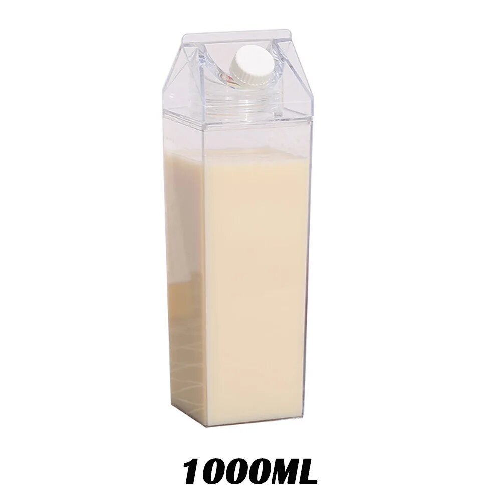 Прозрачная бутылка для воды 500/1000 мл