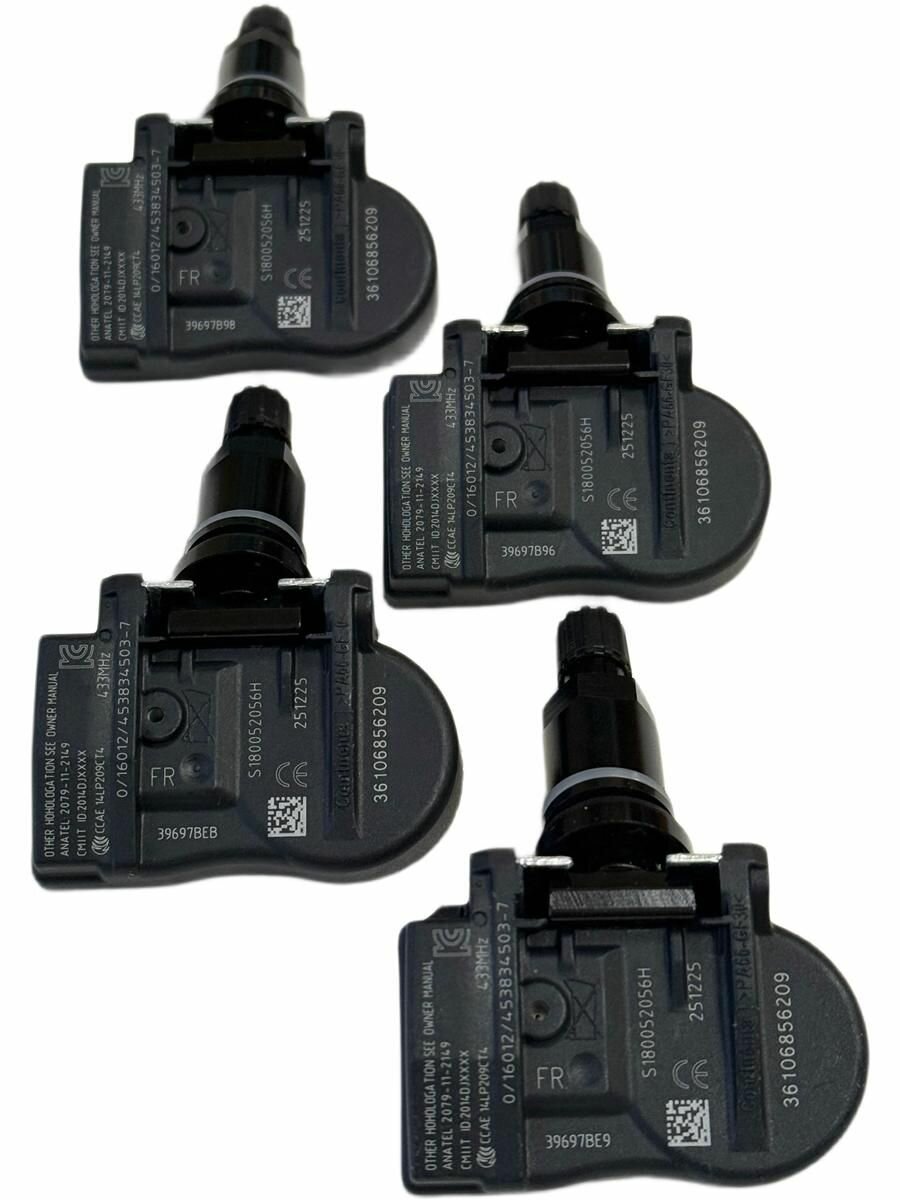 Комплект 4-x черных датчиков давления шин для BMW 36106881890
