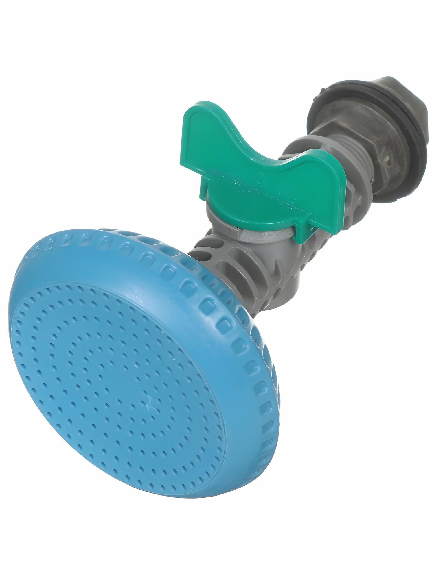 Душ летний переносной пластик с лейкой 9 см и краном, регулировка расхода воды, подвесной, сделано в России