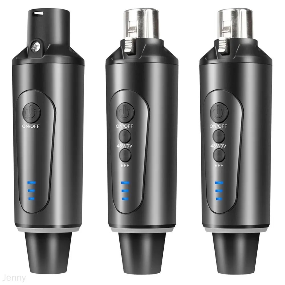 Hrusitoo Аксессуар для микрофона, черный матовый Источник фантомного питания для микрофона