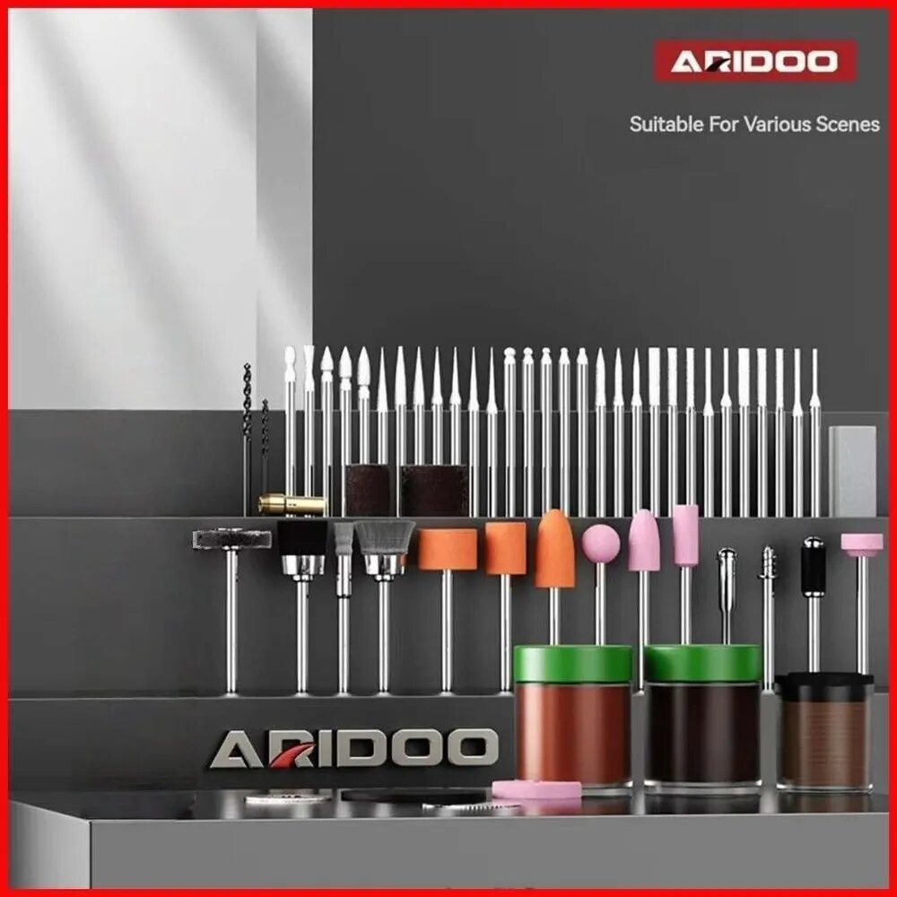 Аксессуары для гравировального станка ARIDOO 40шт. Для сверления, фрезерования, шлифования, очистки