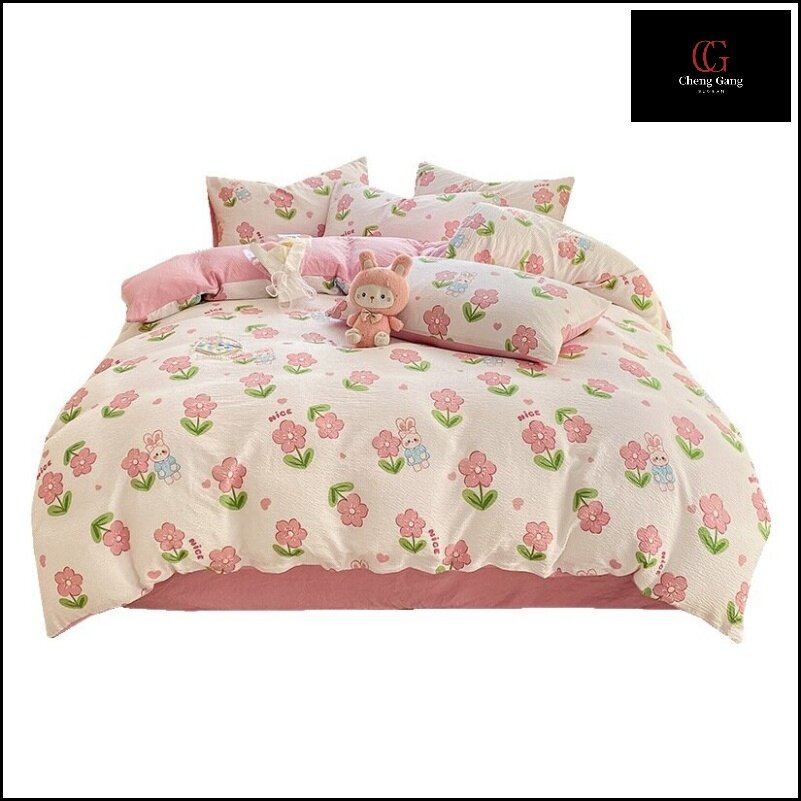 Комплект постельного белья Butterfly-Textile "Фанхуа", 4 предмета, хлопок, 100%, 150x200 см