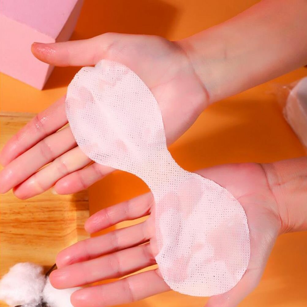 Белые маски для глаз из нетканого полотна одноразовые для ухода за кожей вокруг глаз, 100 листов