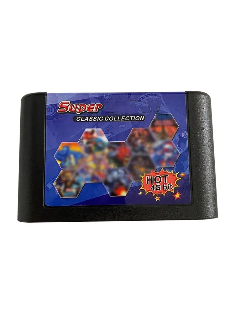 Игровой картридж для приставки 16 bit SEGA: 480 в 1, совместим с Dendy