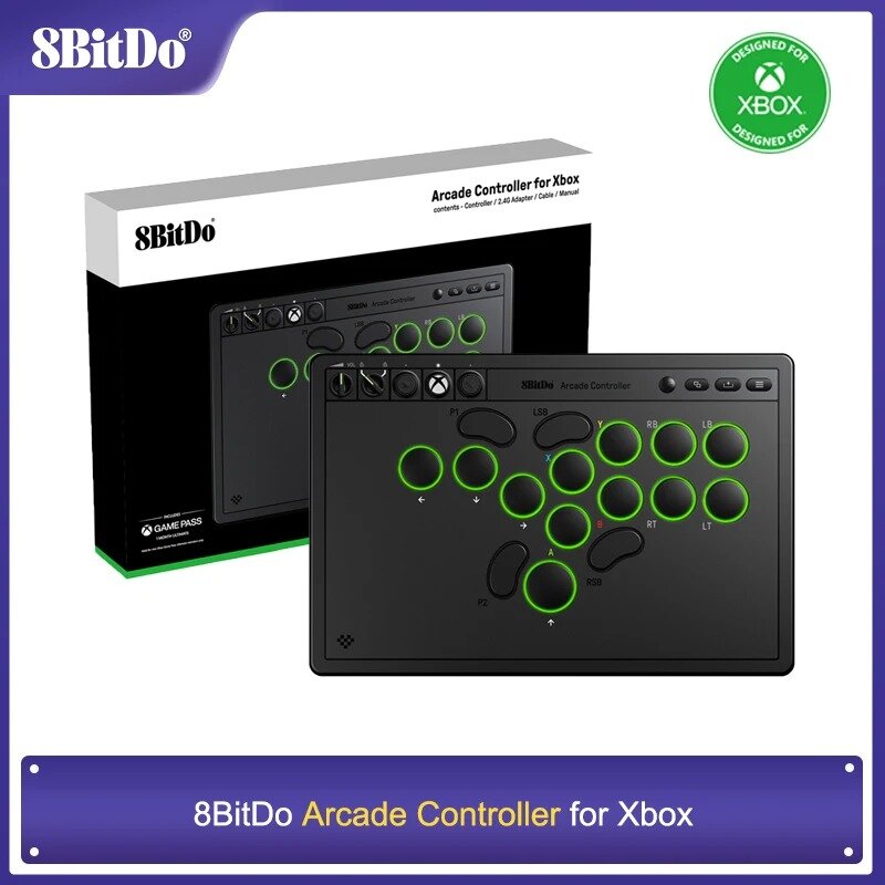 8BitDo Arcade Controller Версия Аркадного Контроллера Для Xbox Подходит Для Компьютеров Серии Xbox Без Джойстика