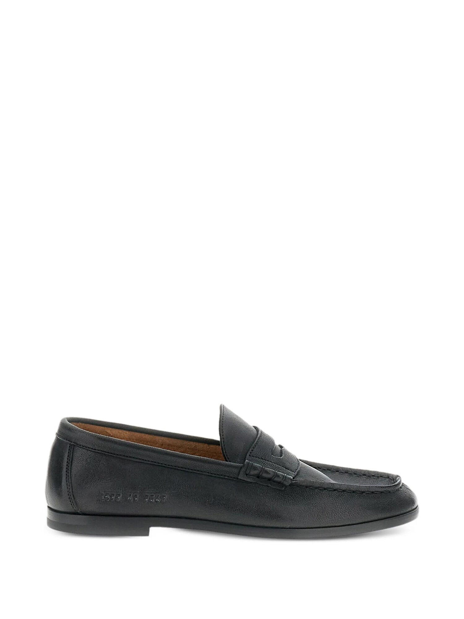 Лоферы Strap leather loafers