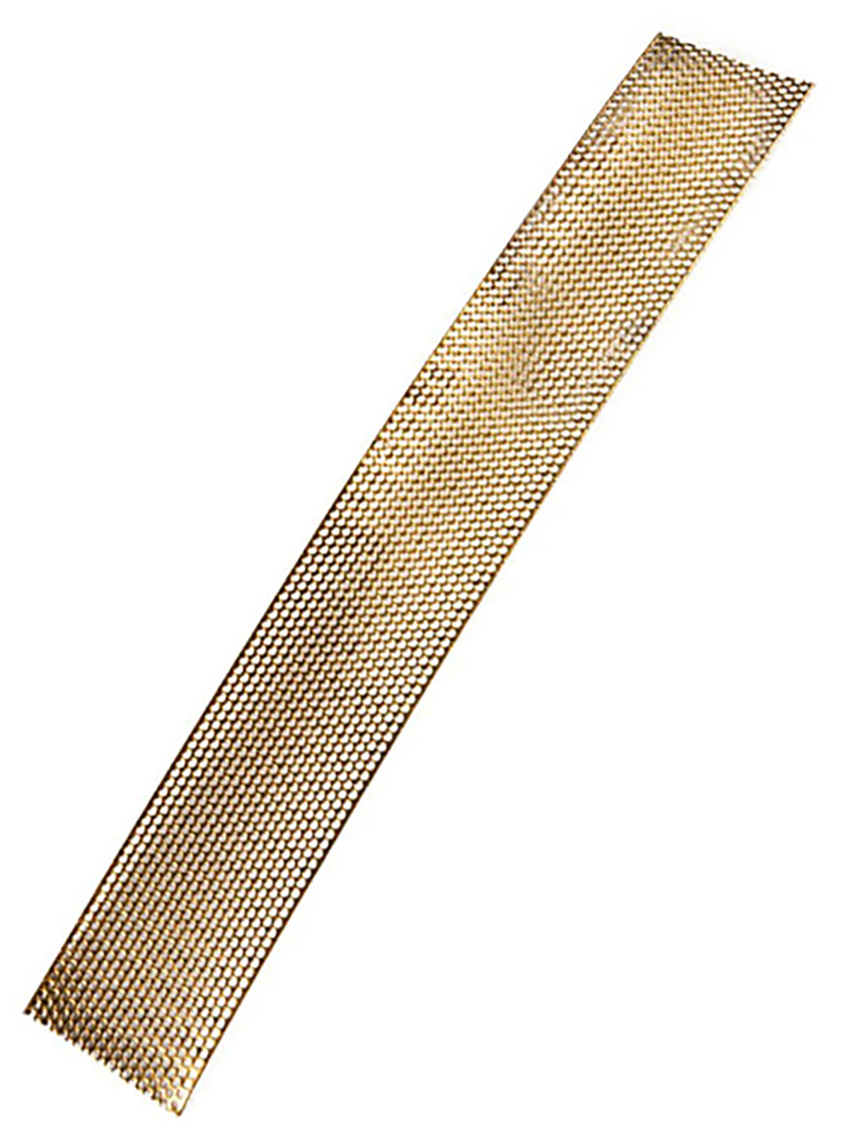 Декоративная сетка с круглыми отверстиями, 150х24 мм, латунь, Amati