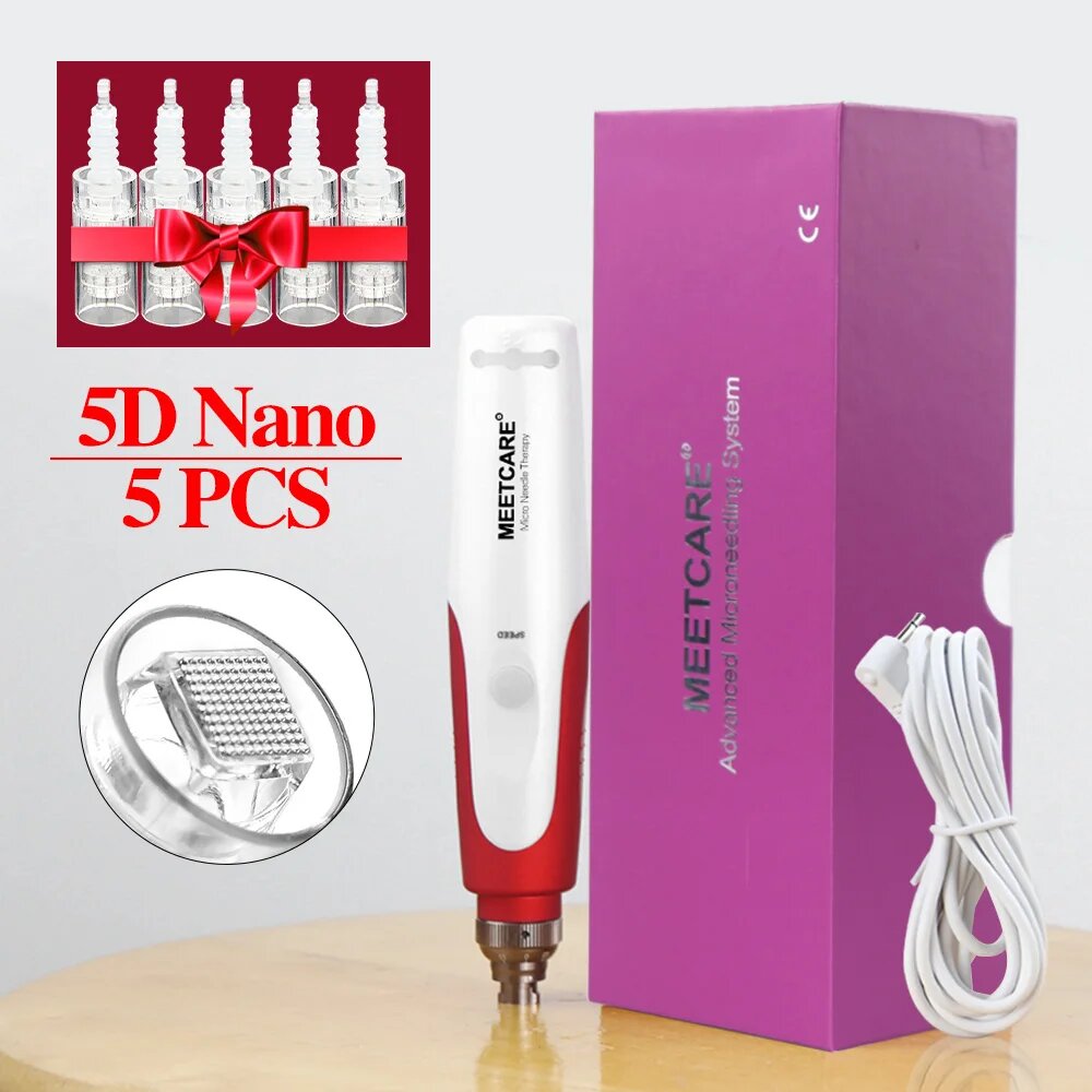 MEETCARE MYM Derma Microneedle Pen 0,25 мм with box 5pc 5D
