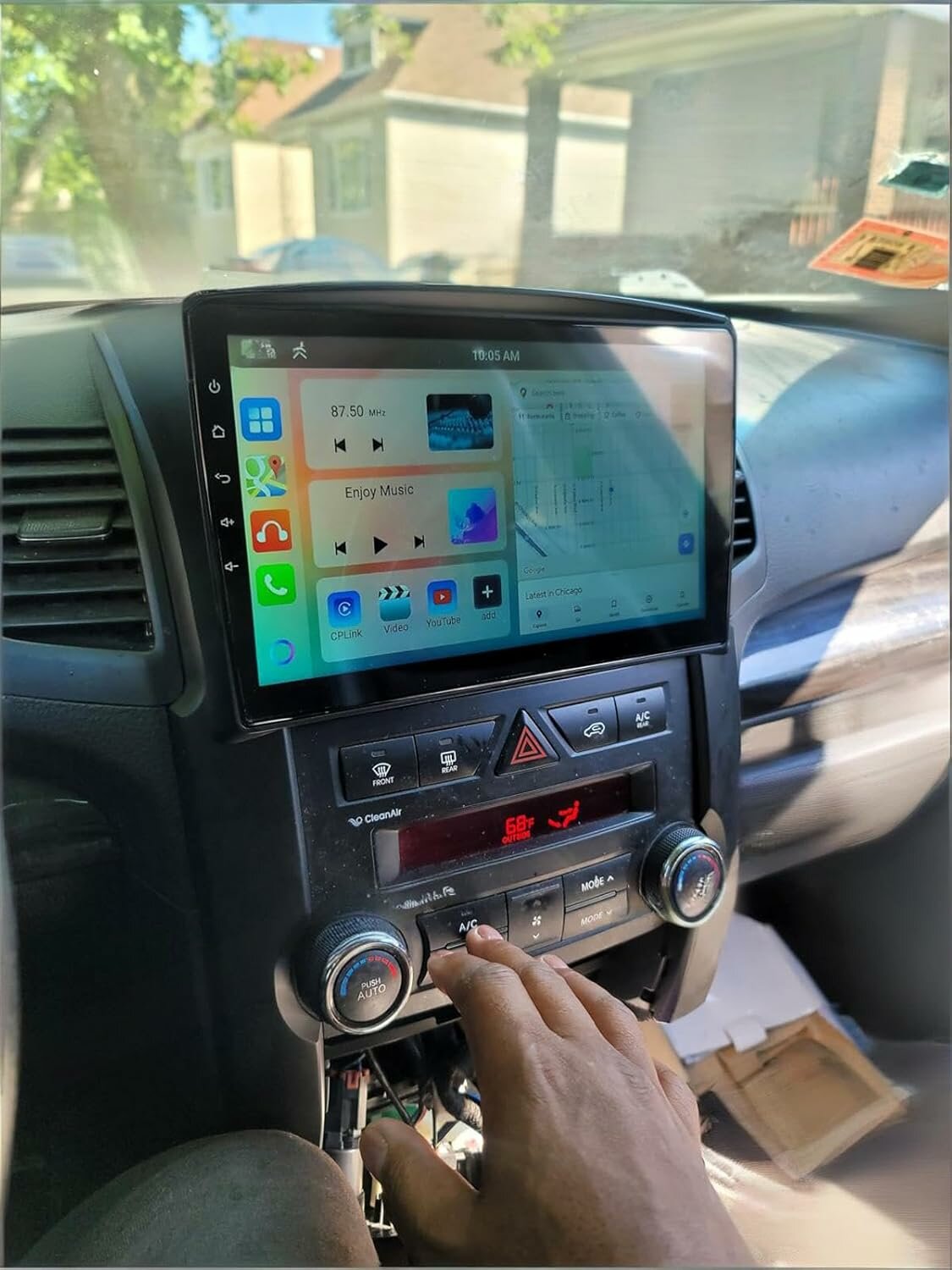 10-дюймовая автомобильная стереосистема для Kia Sorento 2011-2012 с Wi-Fi GPS Bluetooth Double Din Android 13.0 с