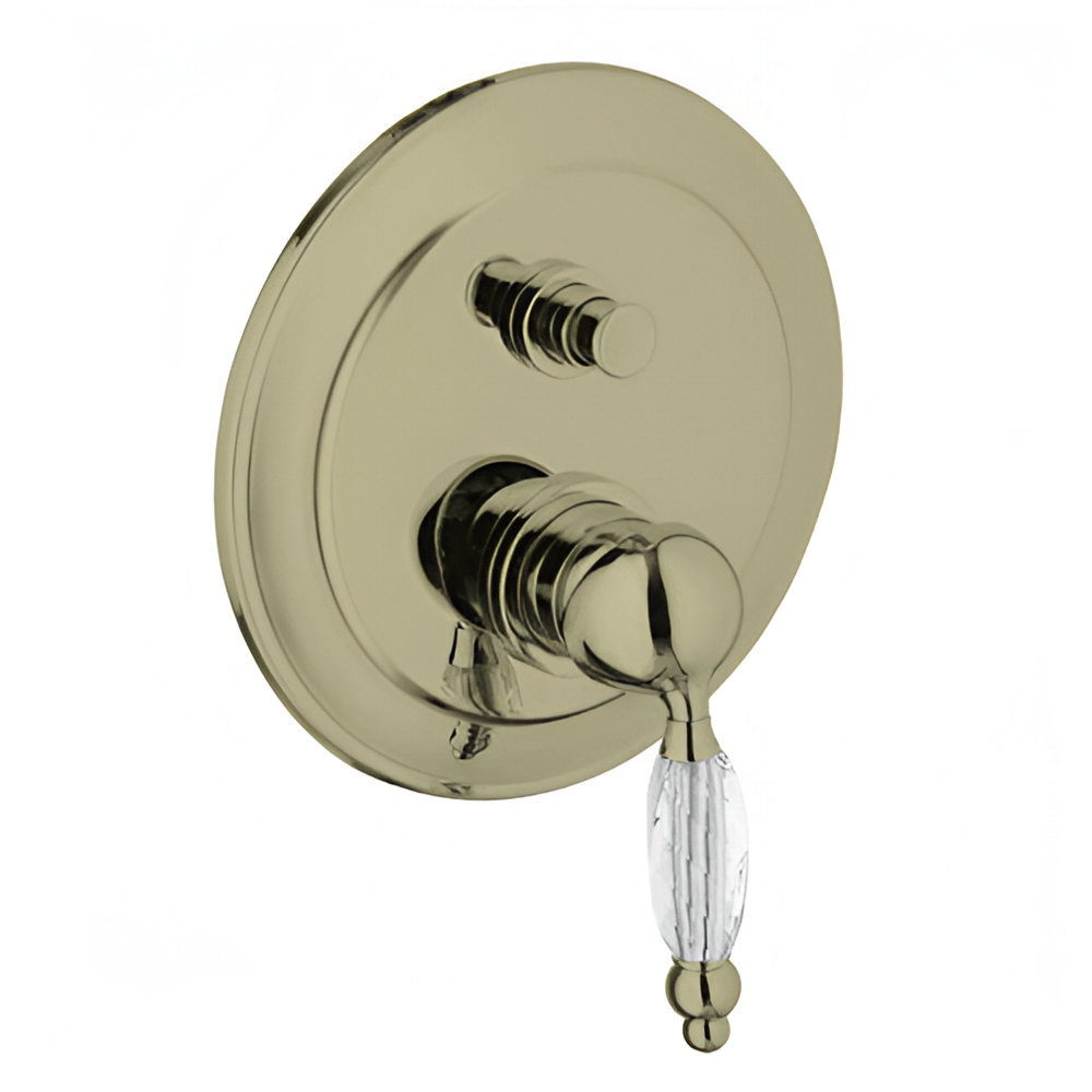 Смеситель встраиваемый Alexandra AL860101065, бронза, ручка Swarovski, переключатель, накладка, Webert, Италия