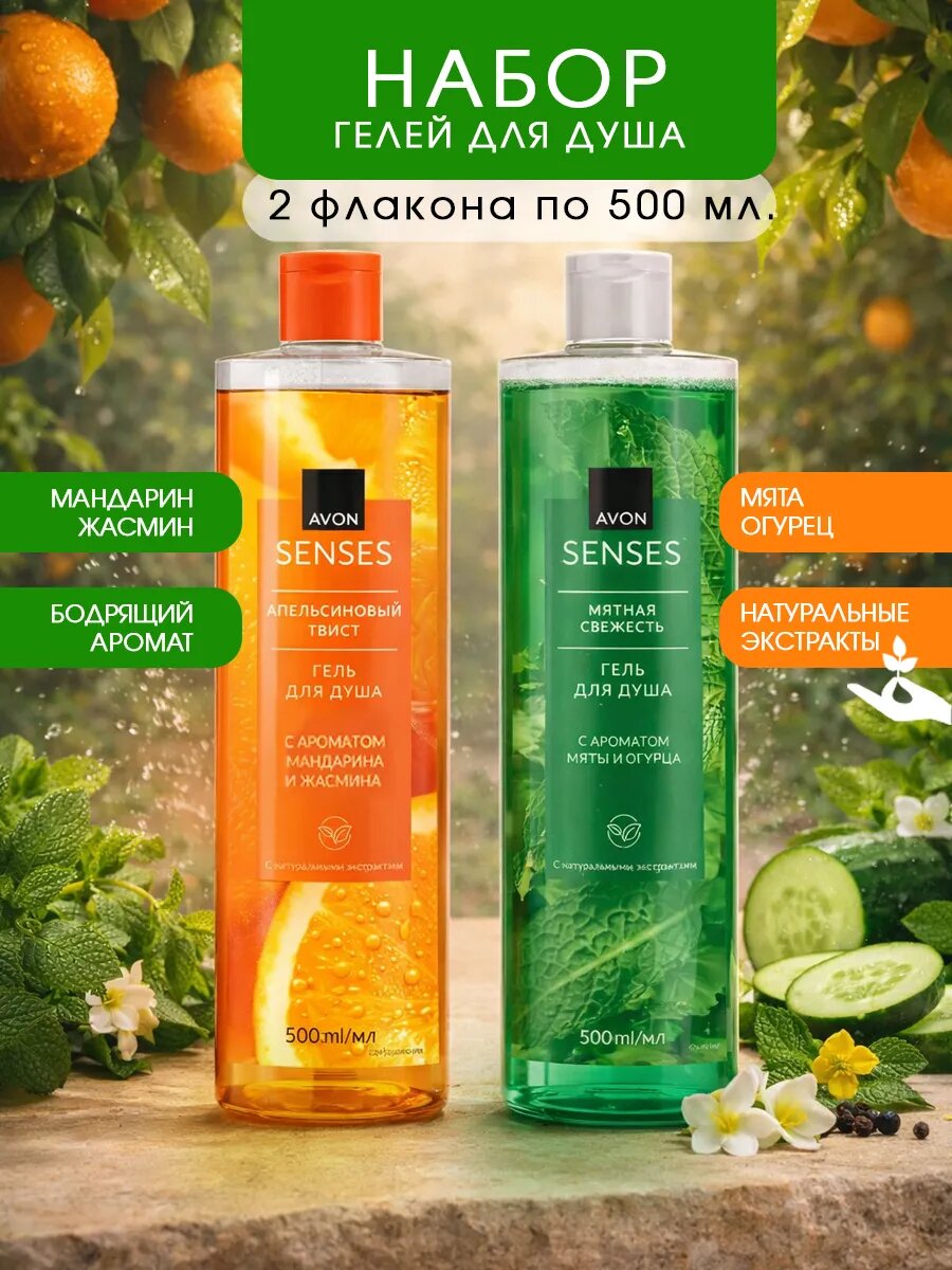 Набор гелей для душа для пары