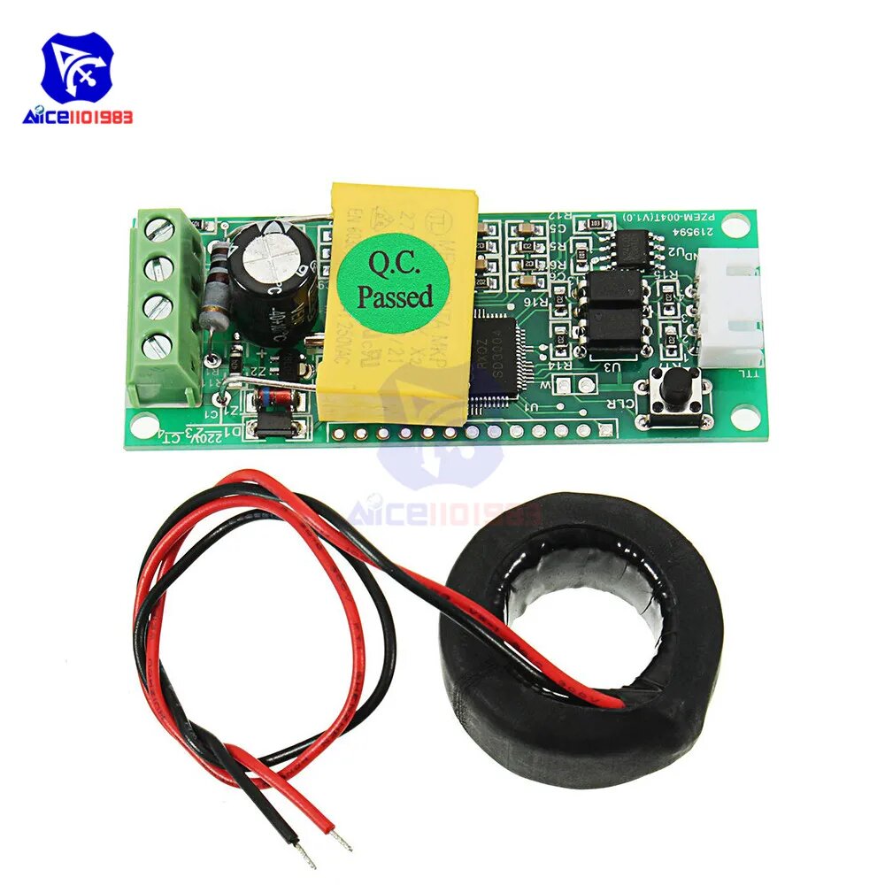 Модуль измерения мощности PZEM-004T diymore 0-100А 80-260В