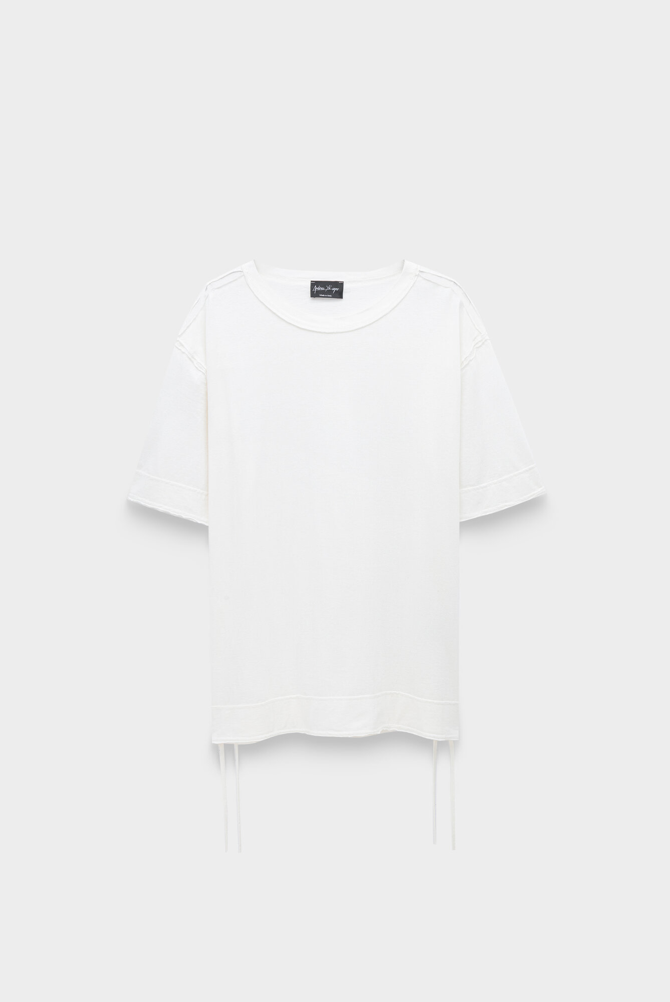 Футболка Andrea Ya'aqov regular fit t- shirt 10 white для мужчин цвет белый размер 48