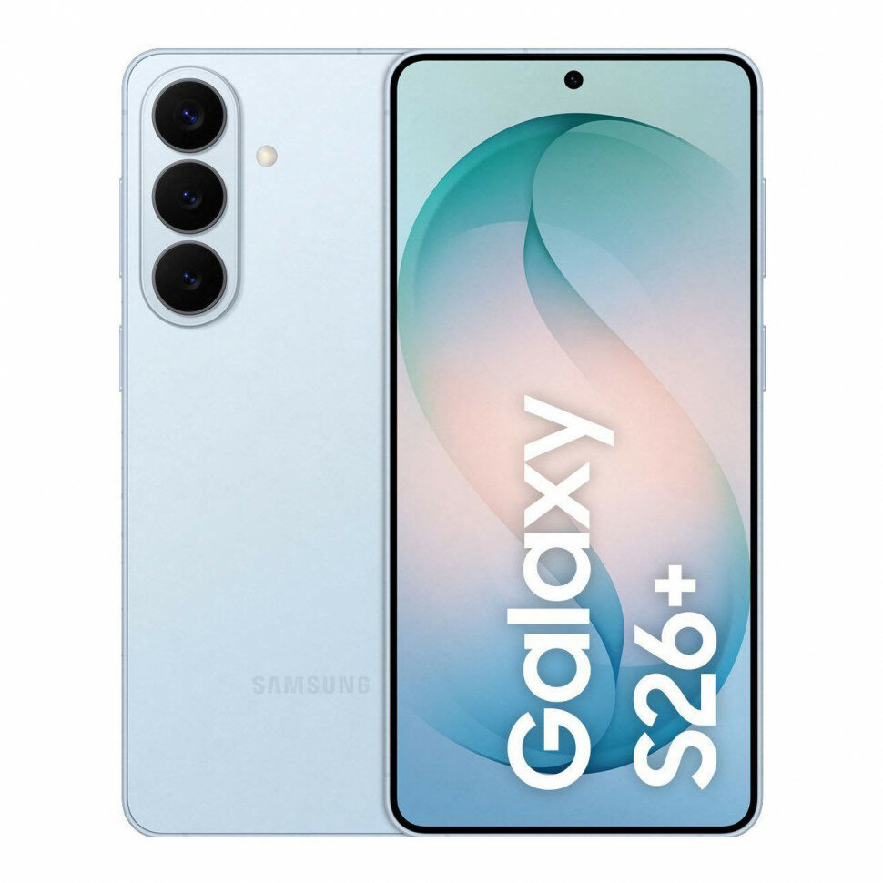 Смартфон Samsung Galaxy S26+ 256Gb Sky Blue (Небесно-голубой)