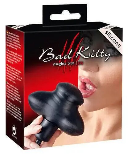 Надувной кляп Orion Butterfly-Knebel "Bad Kitty", латекс, силикон, черный