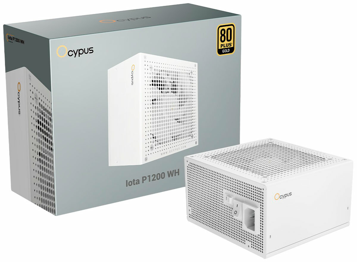 Блок питания Ocypus Iota P1200 WH 1200W 80+ Gold ATX 3.1