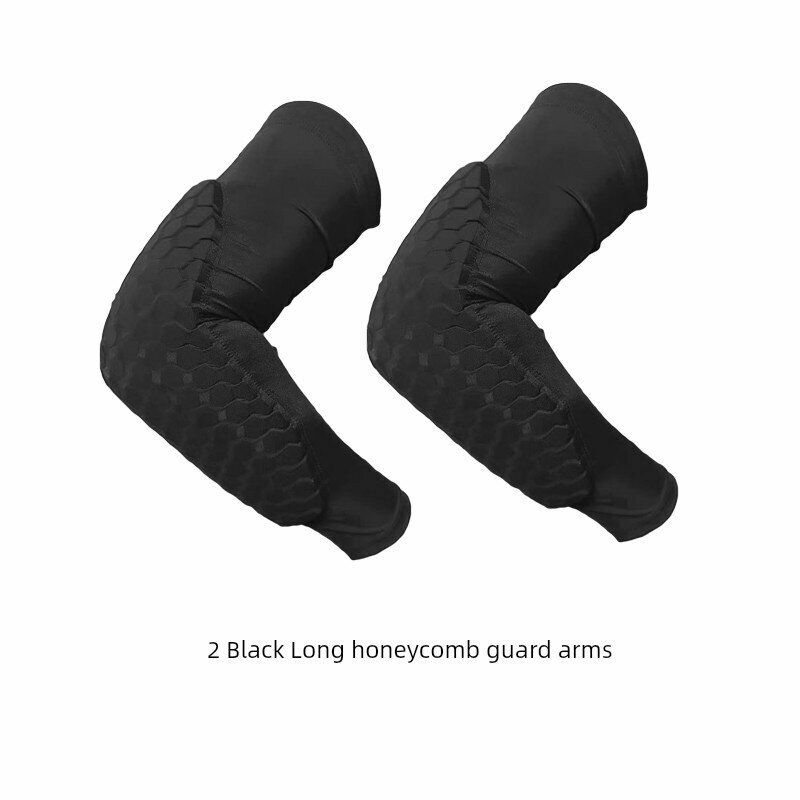 Спортивные налокотники, защита для рук, удлиненные рукава с сотовой структурой, налокотники, тактическая защитная