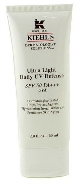 Kiehl's флюид Dermatologist Solutions Ultra Light Daily UV Defense Sunscreen против негативного воздействия окружающей среды SPF 50, 60 мл