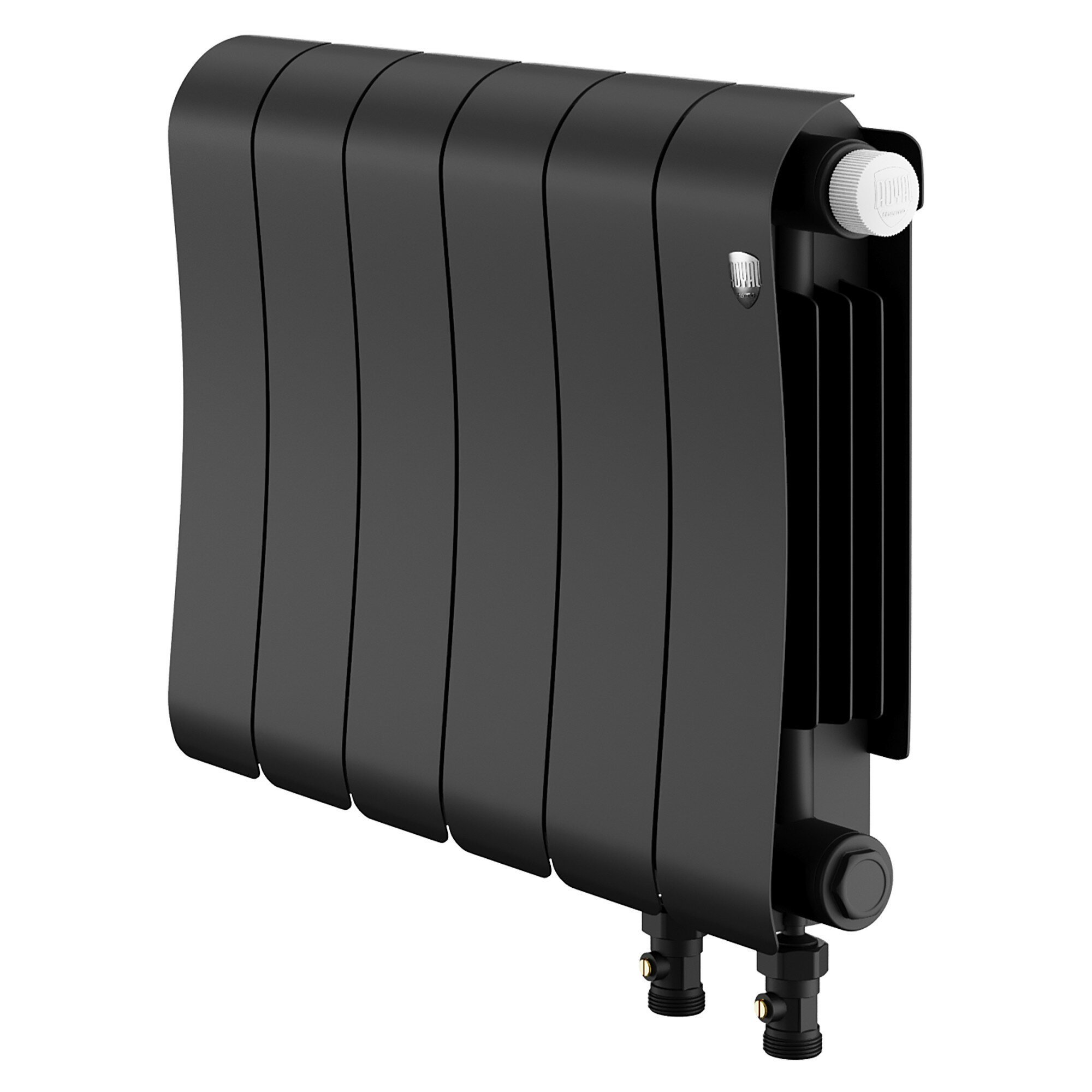 Радиатор биметаллический Royal Thermo Infinity 300 Noir Sable VR80 - 6 секц.