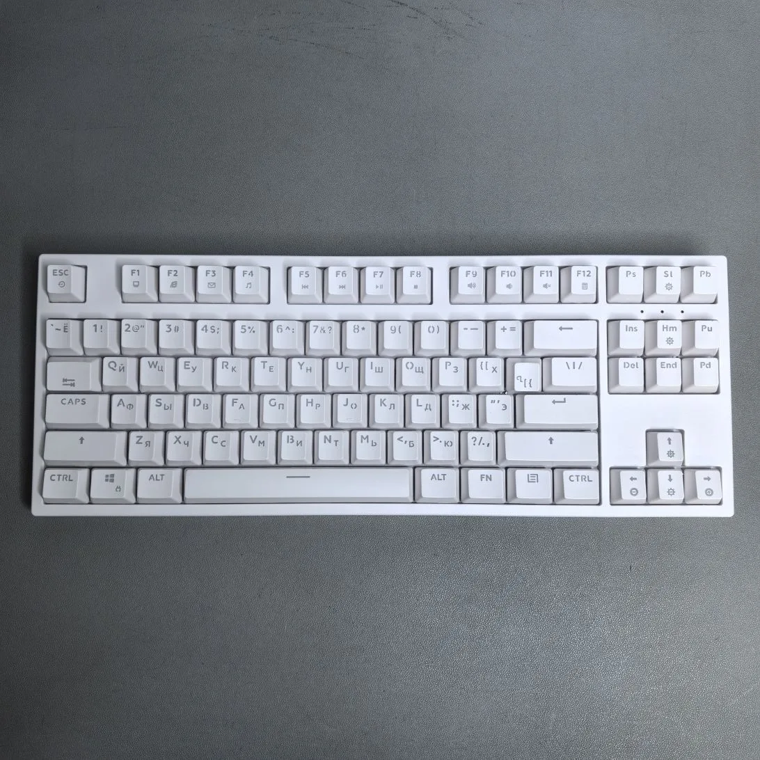 Клавиатура проводная механическая DEXP Mace White