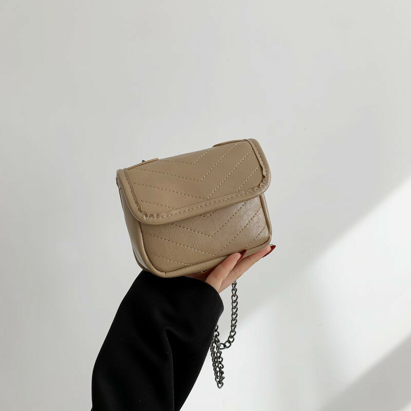 Модная женская сумка через плечо с полосатой вышивкой, ультралегкая, из ПУ, хаки