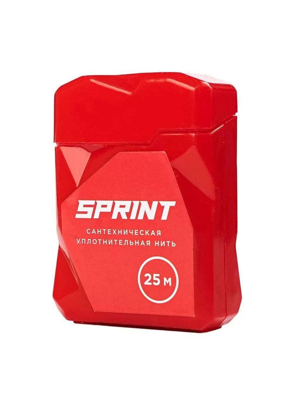 Нить сантехническая Sprint 25 м для герметизации резьбовых соединений, уплотнительный материал, артикул 61010, блистер
