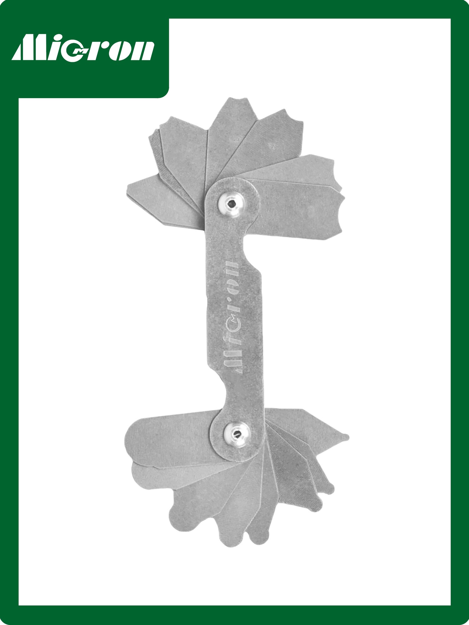 Набор шаблонов радиусных Micron №1 (R 1-6мм)